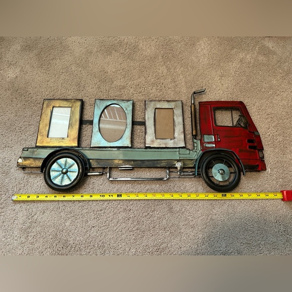 Wall Decor | Semi Truck Metal Wall Art Photo Frame | Poshmark